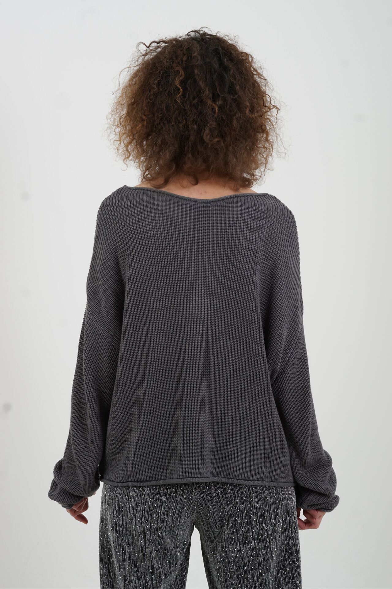 Füme Kayık Yaka Basic Triko Kazak - 899,90 TL - Zelish My Sister